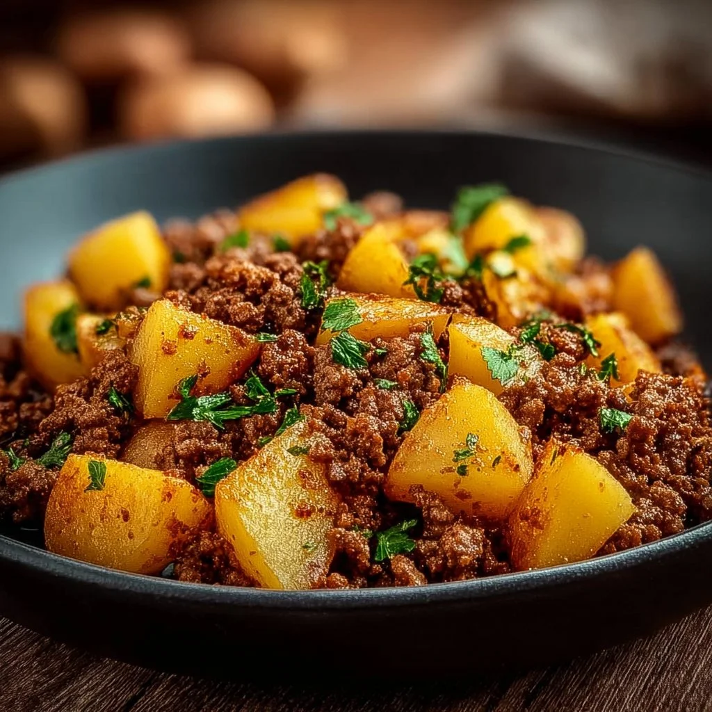 One-Pan Ground Beef with Potatoes: A Cozy Comfort Meal