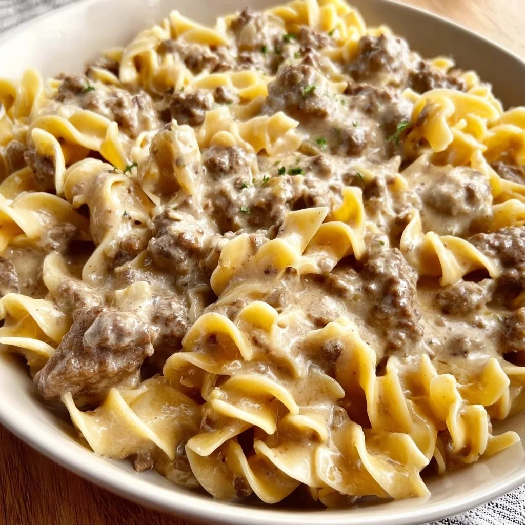 Ground Beef Stroganoff
