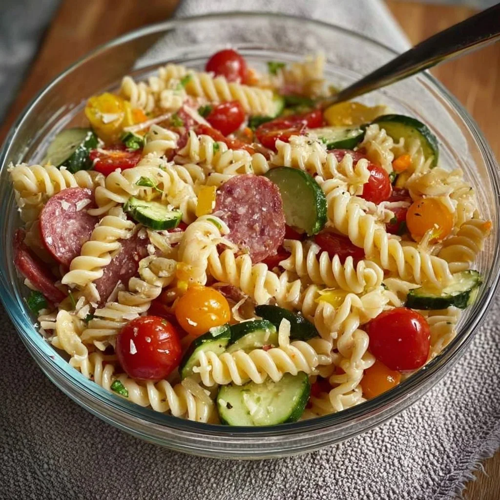 High Protein Italian Pasta Salad